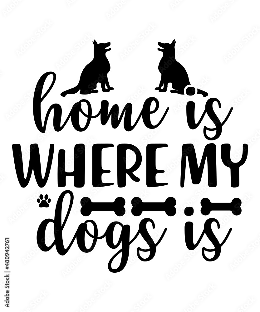 Vektor Dog SVG Bundle, Dog Lover SVG file for Cricut, Dog Quote svg cut ...