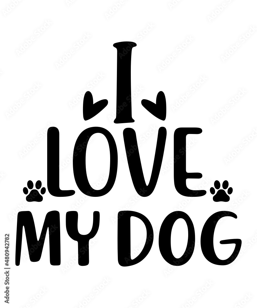 Vector de Stock Dog SVG Bundle, Dog Lover SVG file for Cricut, Dog ...