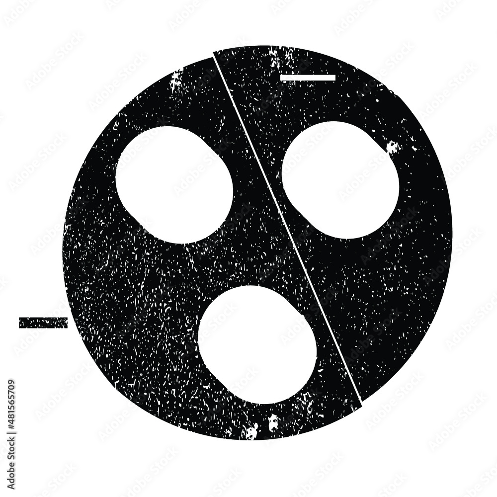 Glitch distorted geometric shape . Blurred emoji .Minimal art design ...