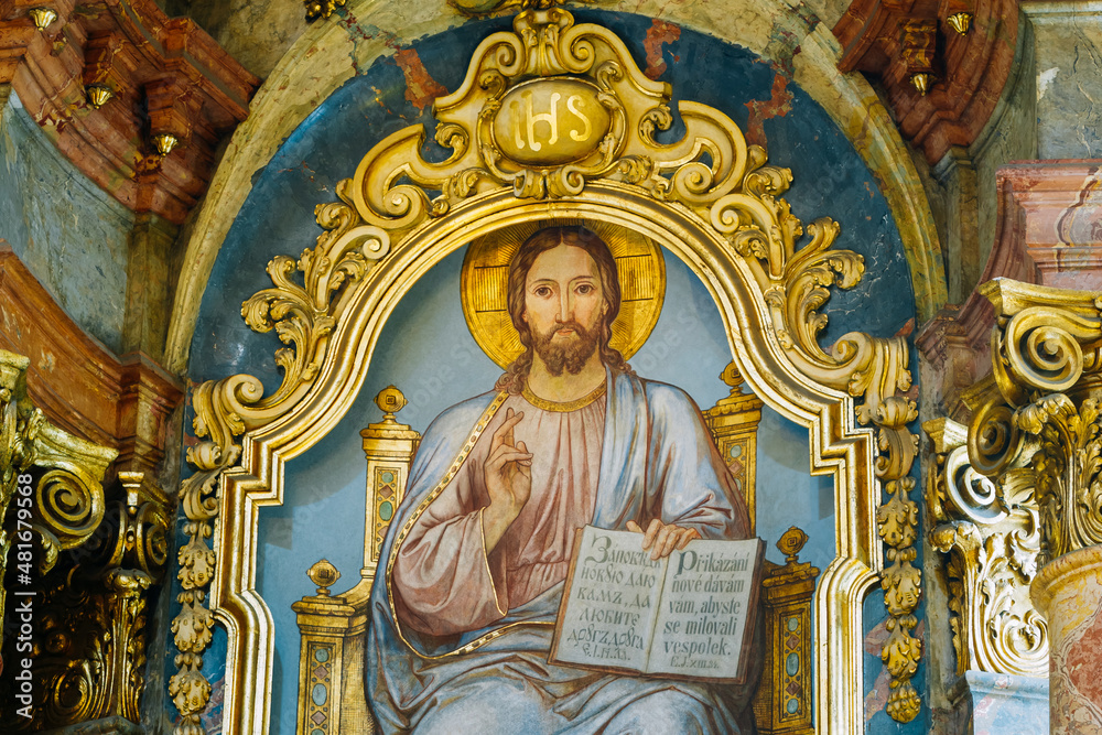 PRAGUE, CZECH REPUBLIC - OCTOBER 8, 2014: Religious Orthodox Icon Of ...