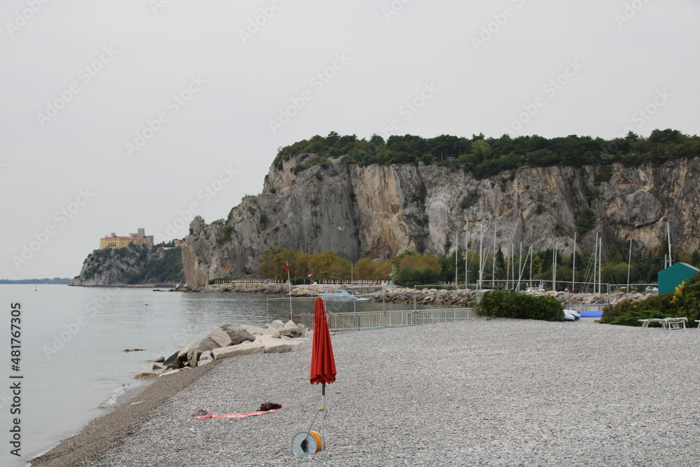 Sistiana zwischen Triest Duino und Grado in Friaul-Julisch Venetien Italien an der Adria ...