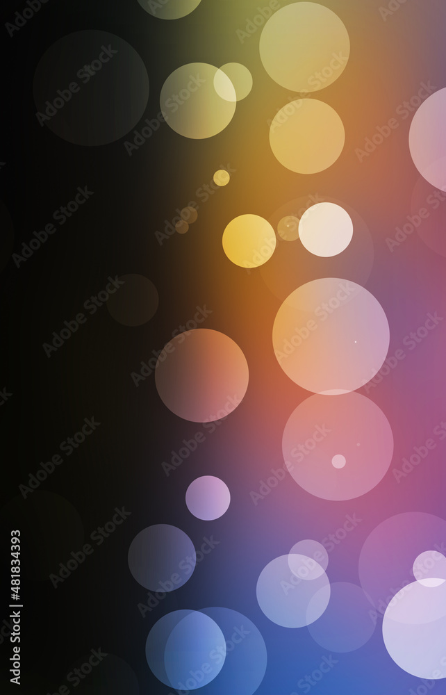Bokeh Lights illustration For Celebration, background mobile wallpaper ...