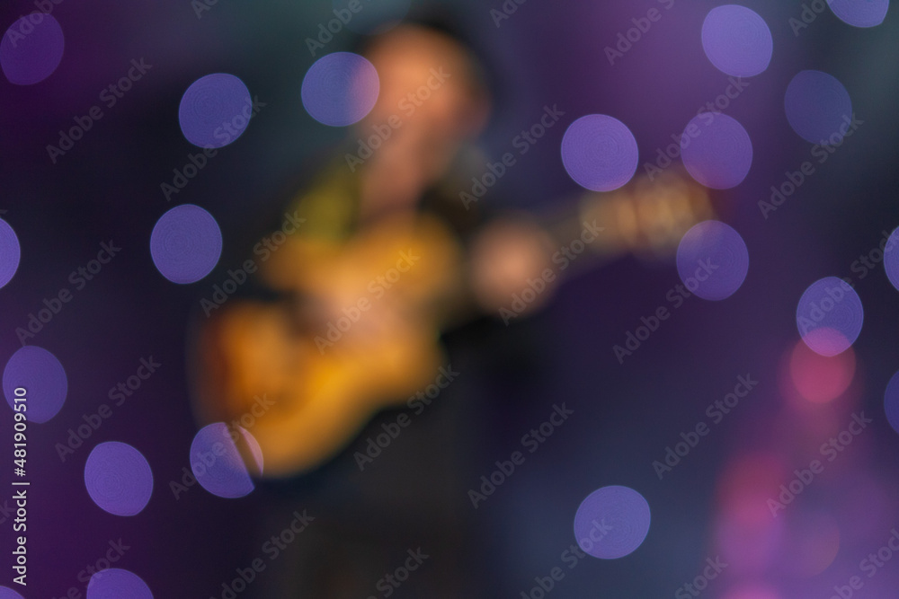 Texture blur and defocus, background for design. Stage light at a ...