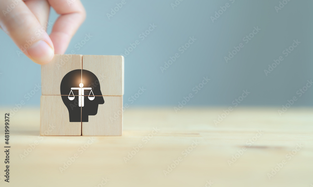 Business ethics concept. Ethics inside human mind. Business integrity ...