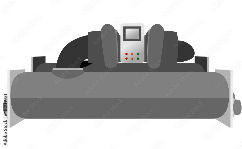 Chiller for HVAC and BMS (Building Management System Design) Stock ...