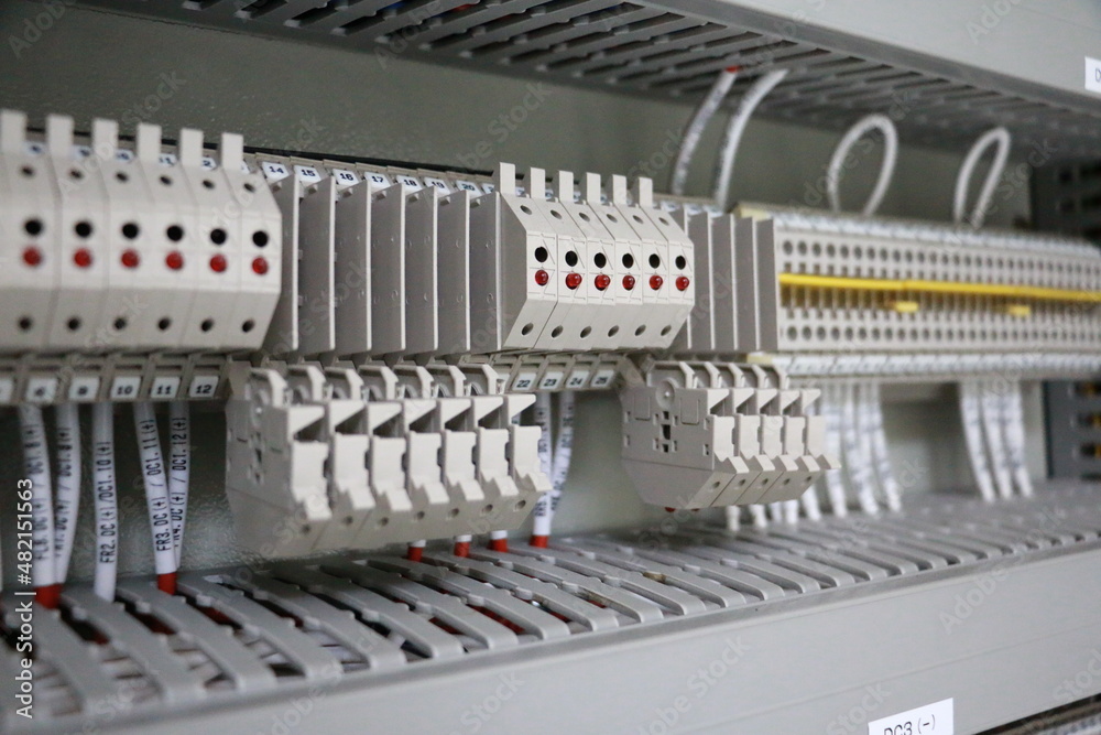 Terminal for wiring ,Control system wiring in terminal fuse ,electric ...