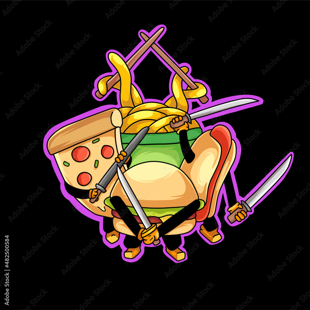 vector illustration garapic design for esport logo, t-shirt screen ...