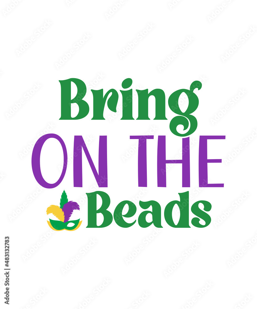 Mardi Gras SVG Bundle, PNG Bundle, Fat Tuesday Carnival, Beads Bling ...