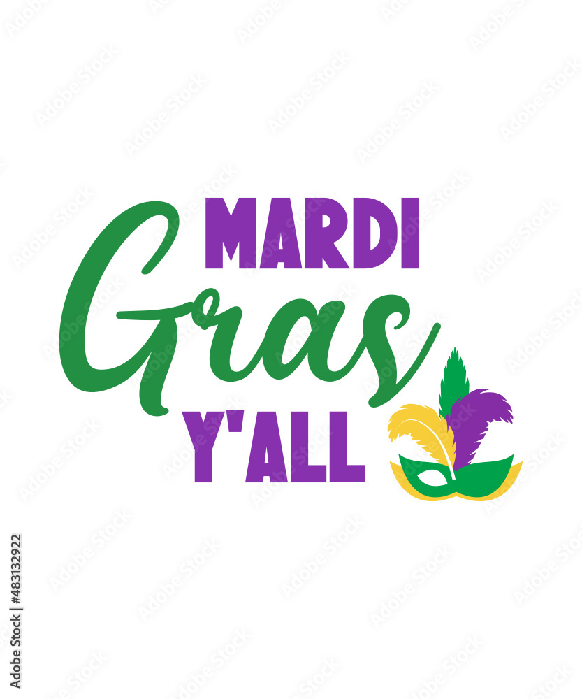 Mardi Gras SVG Bundle, PNG Bundle, Fat Tuesday Carnival, Beads Bling ...