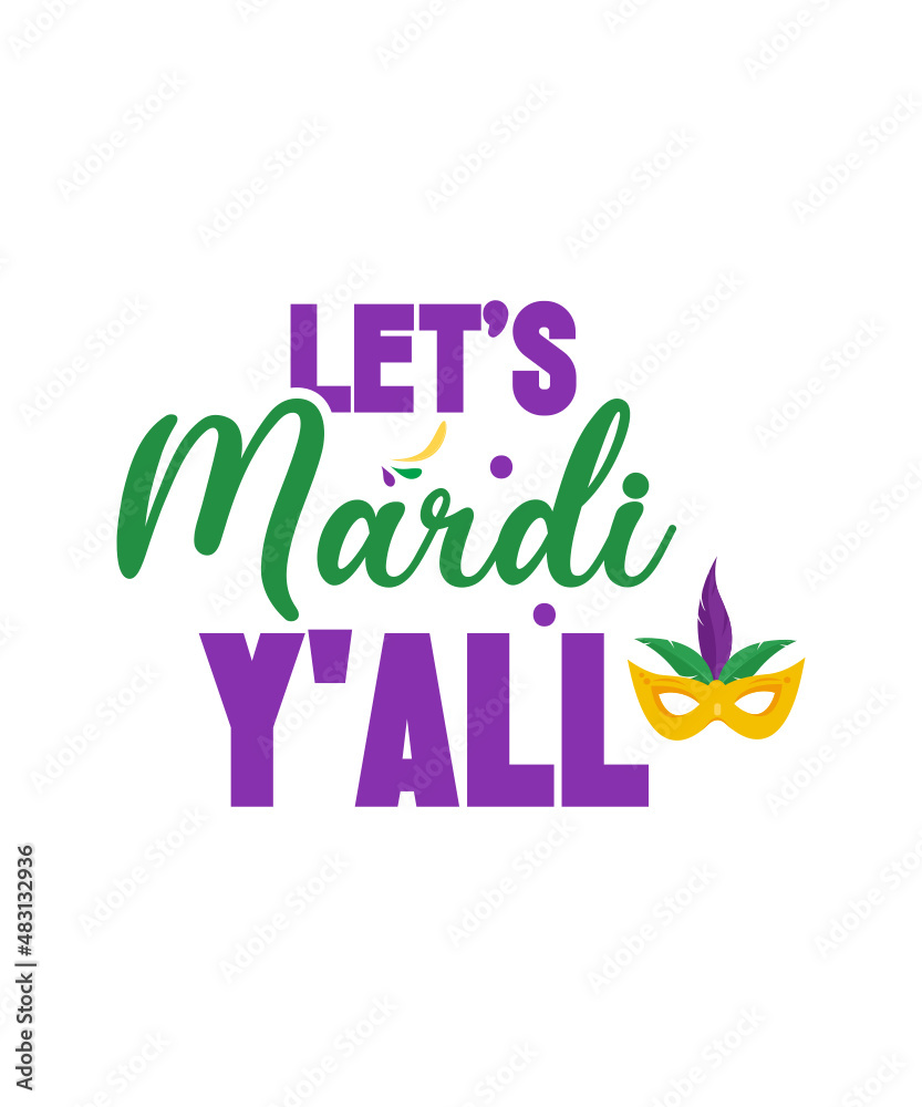 Mardi Gras SVG Bundle, PNG Bundle, Fat Tuesday Carnival, Beads Bling ...