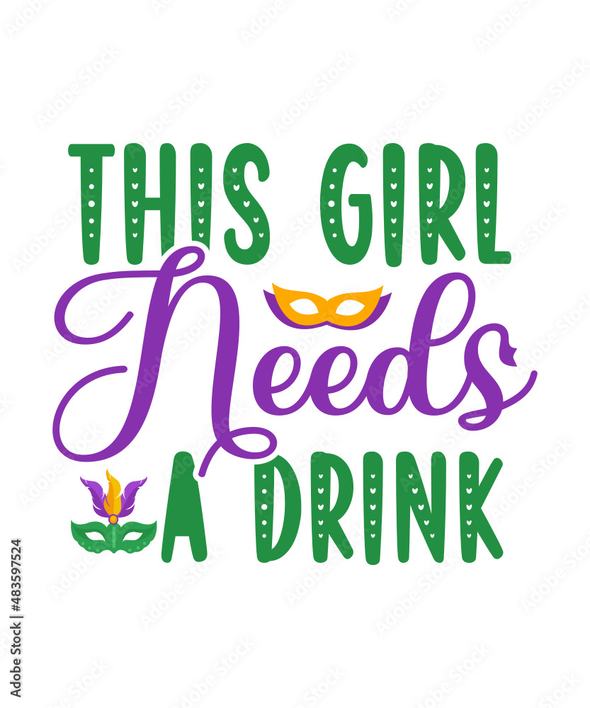 Mardi Gras SVG Bundle, Fat Tuesday SVG, SVG File, Svg Bundle, Dxf File ...