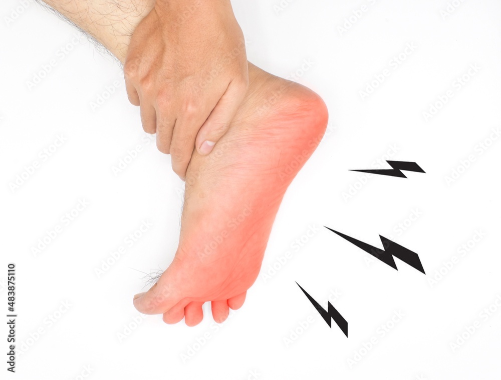 Tingling and burning sensation in foot of Asian young man with diabetes ...