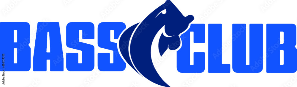Bass Fishing Bass Club Logo. Change colors, add town or region under ...