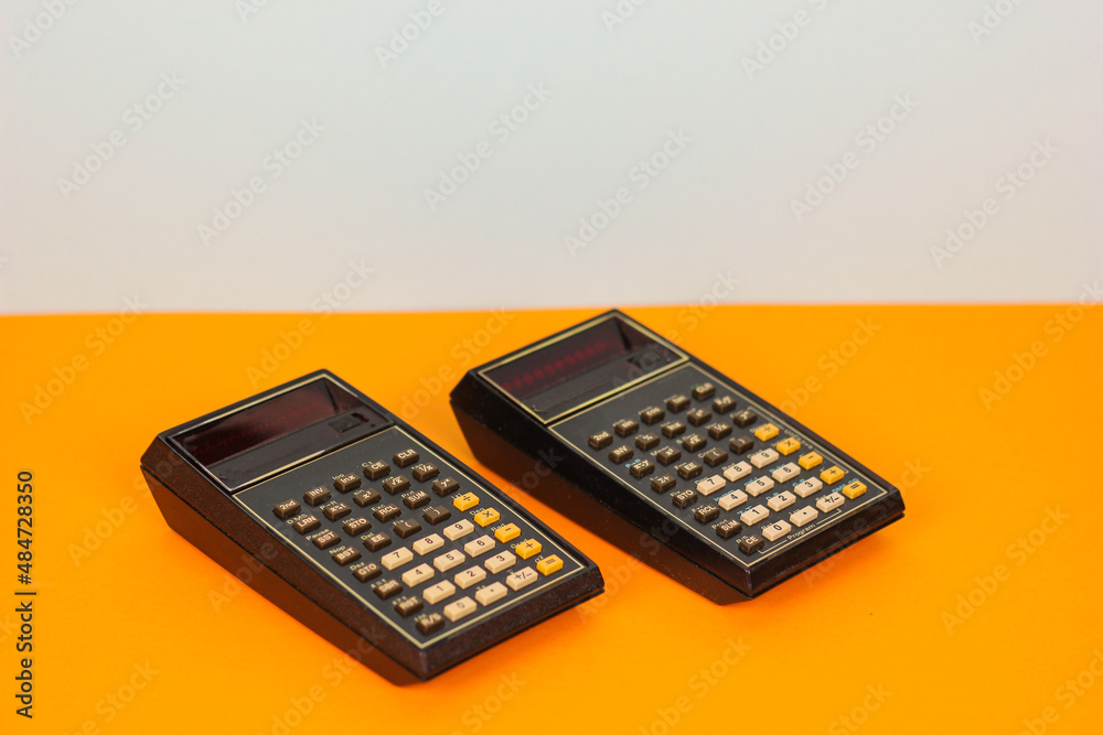 calculator calculators vintage 1970 1960 retro old computer office aged ...