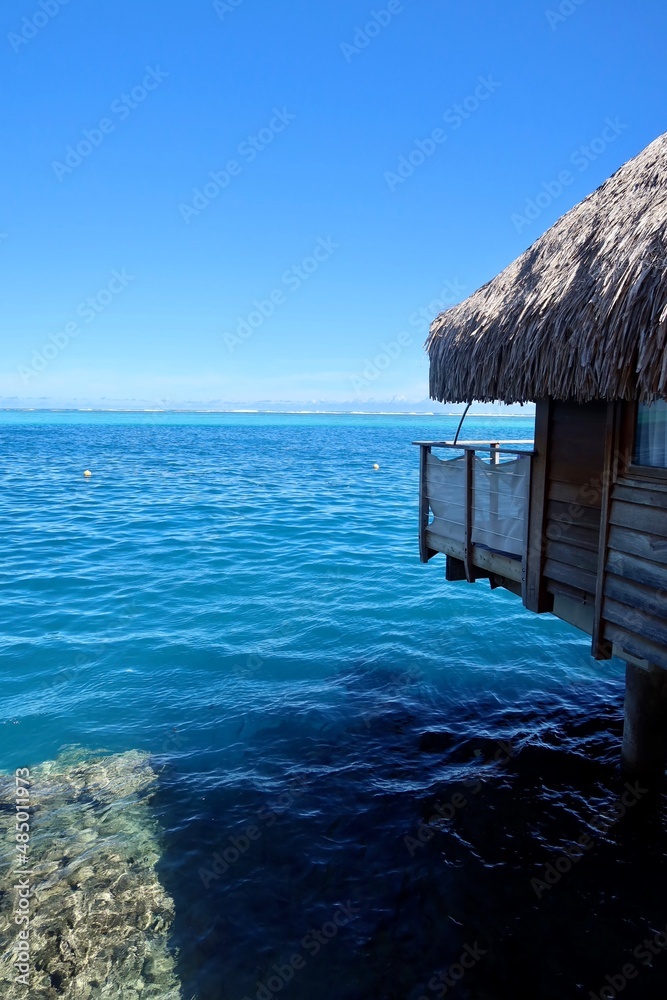 hut on the beach Stock Photo | Adobe Stock