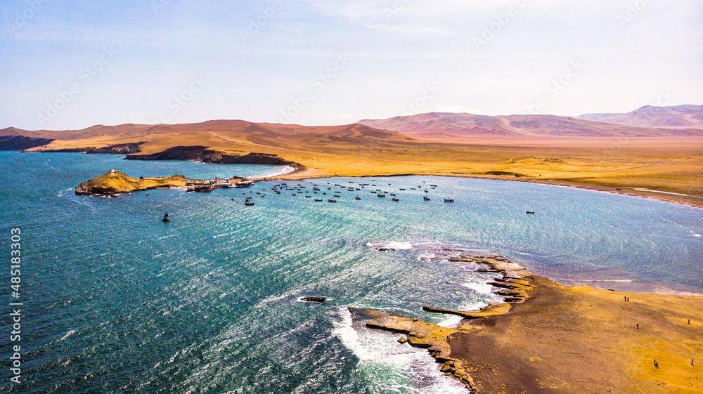 Red Beach Paracas National Reserve Peru Playa Roja Reserva Nacional de ...