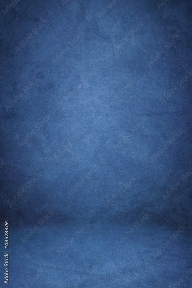 Blue Background Studio Portrait Backdrops Photo 4K Stock Illustration ...