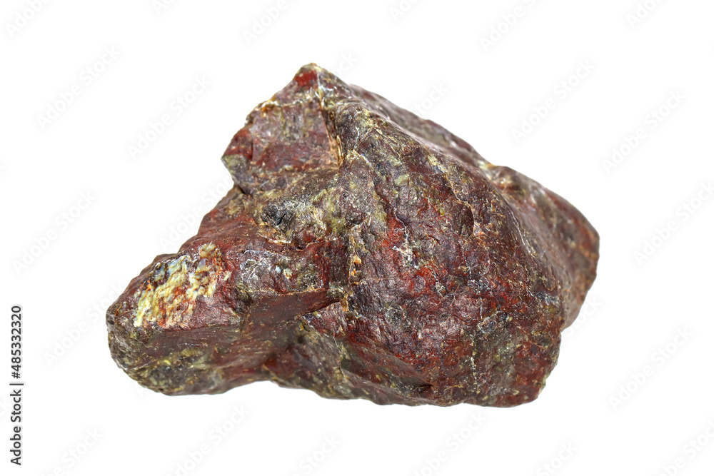 Stock-Foto „Red blood stone serpentinite from Southeast Asia, a rarity ...