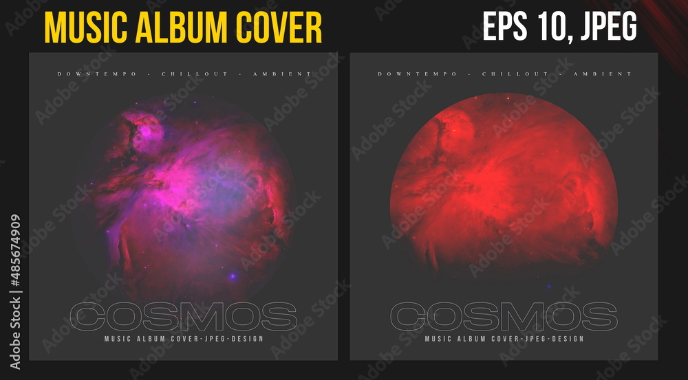 Music Album Cover for the Web Presentation. Abstract Vector Design. Art ...