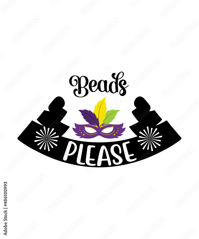 Стоковое векторное изображение «Mardi Gras SVG Bundle, fat tuesday svg ...