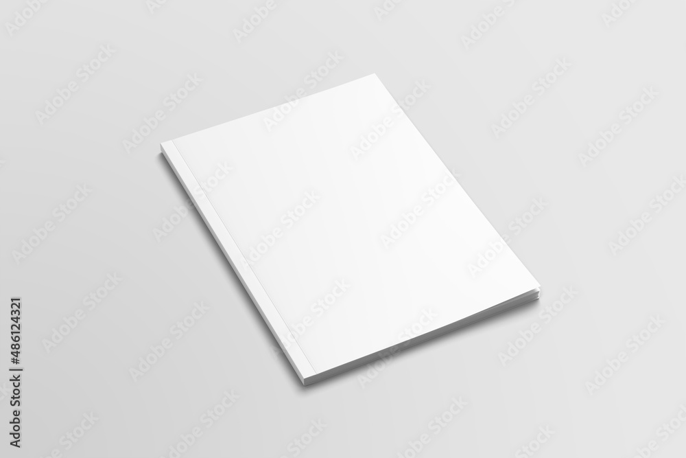 Blank magazine cover mockup Stock Illustration | Adobe Stock