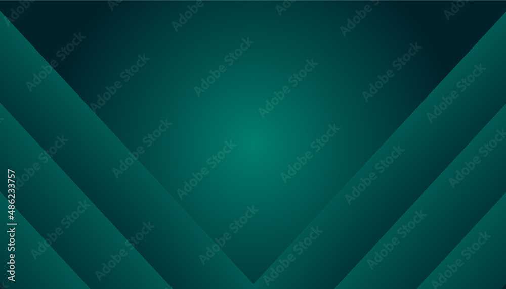 Modern simple 3D dark green abstract background. Design for business ...