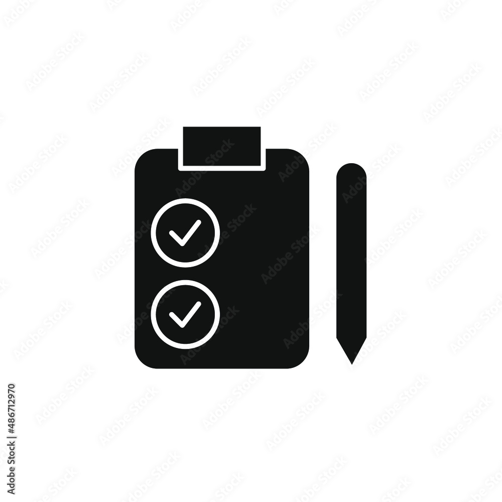 check list icons symbol vector elements for infographic web Stock ...