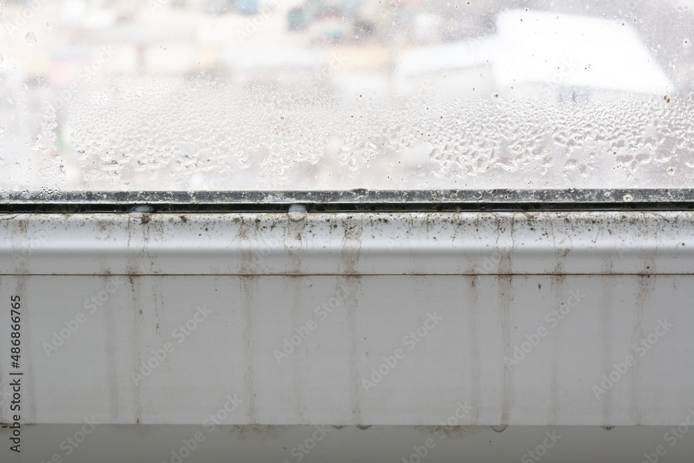 Poor quality windows. Due to poor ventilation, poor-quality ...