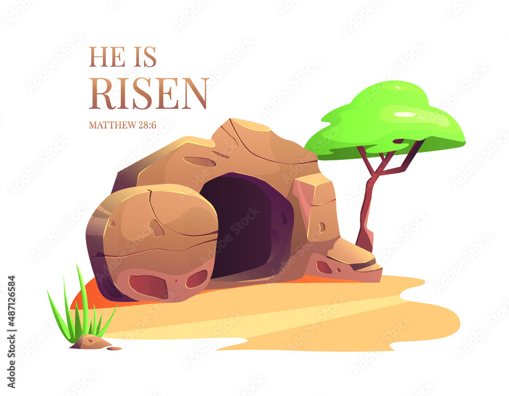 Empty Tomb Of Jesus Clipart