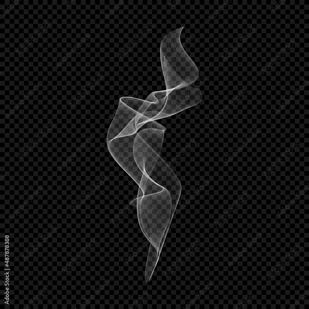 Smoke png. White isolated cigarette vapor. Steam transparent effect ...