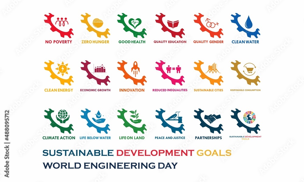 sustainable development goals logo Stock Vector | Adobe Stock