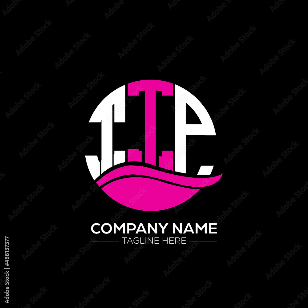 TTP logo monogram isolated on circle element design template, TTP ...