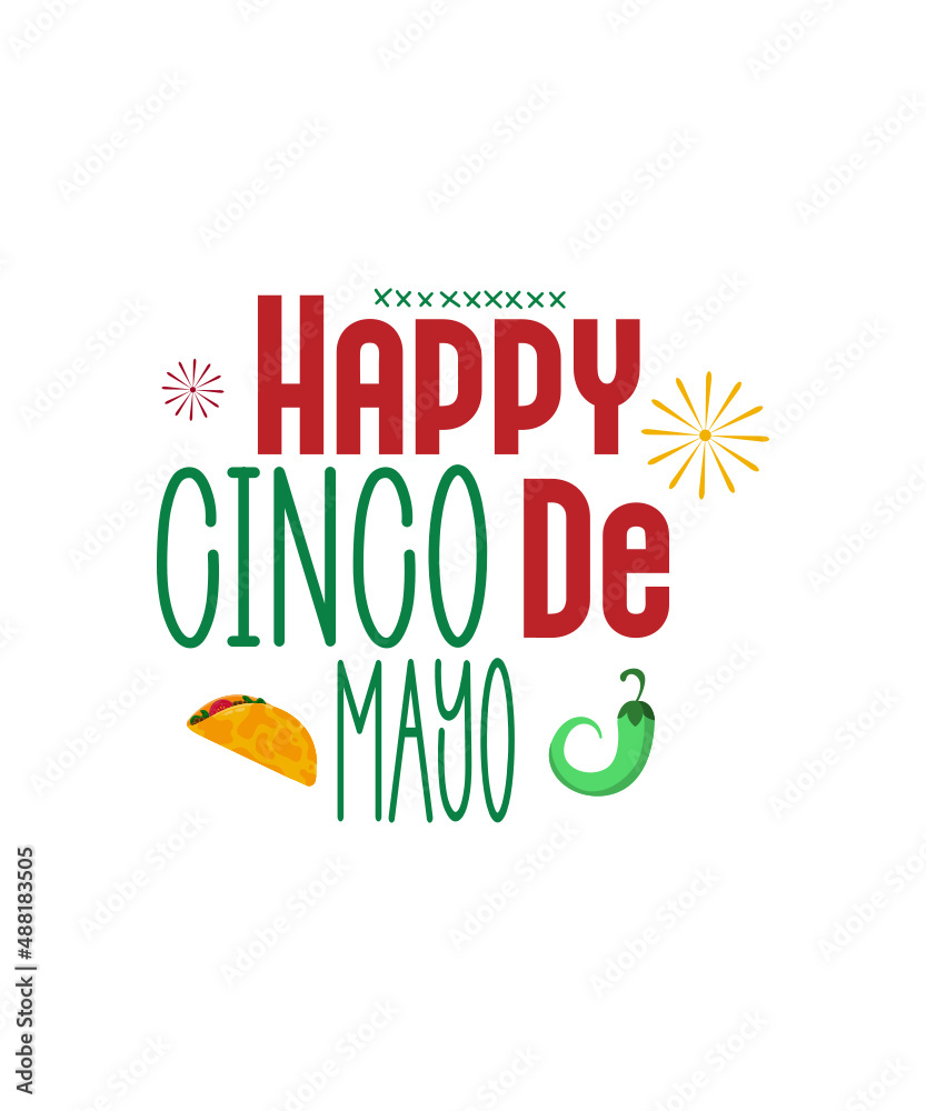 Cinco de mayo SVG bundle, Cinco de mayo clipart, Mexico SVG for Fiesta ...