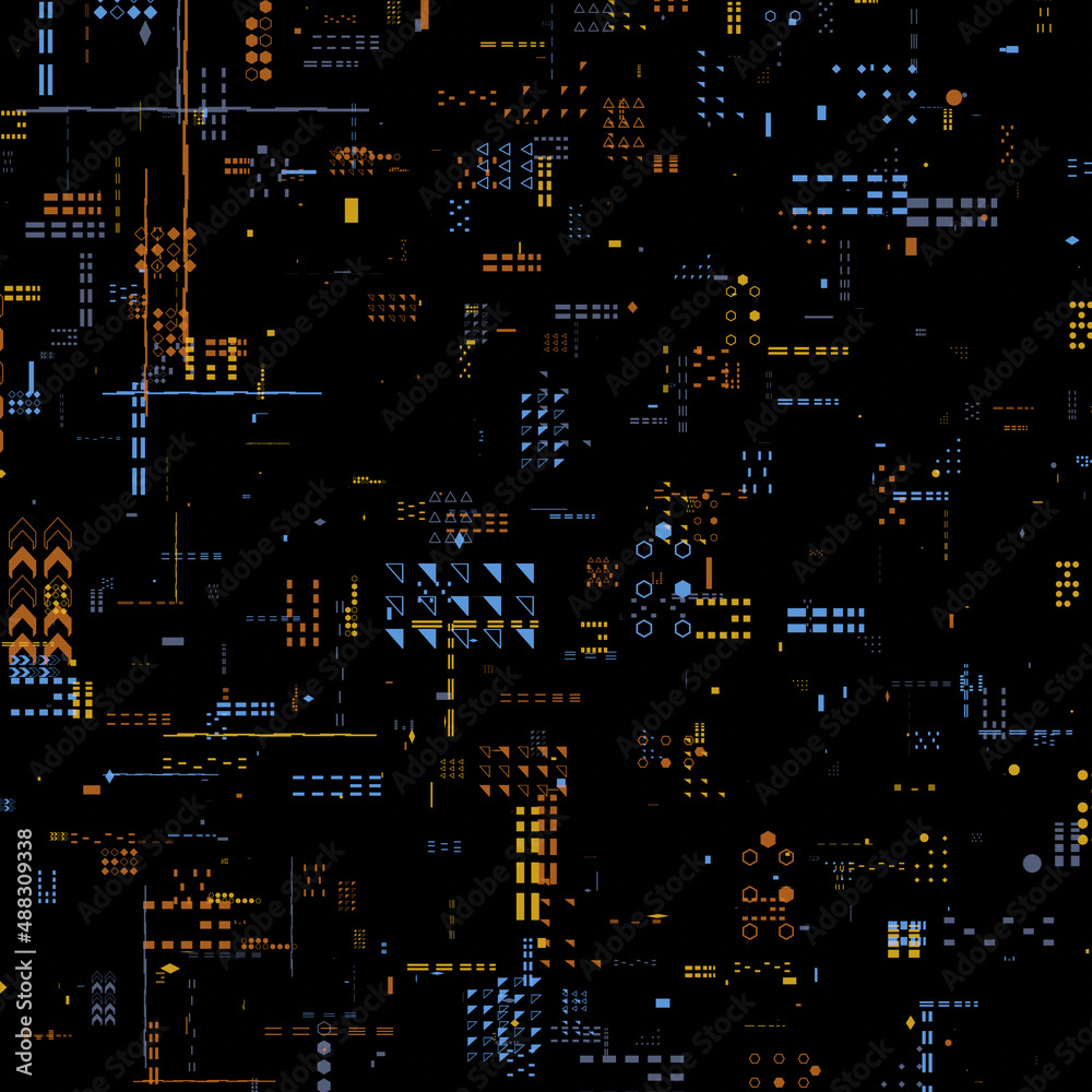 4K tech city light displacement map texture for 3d modelling Stock ...