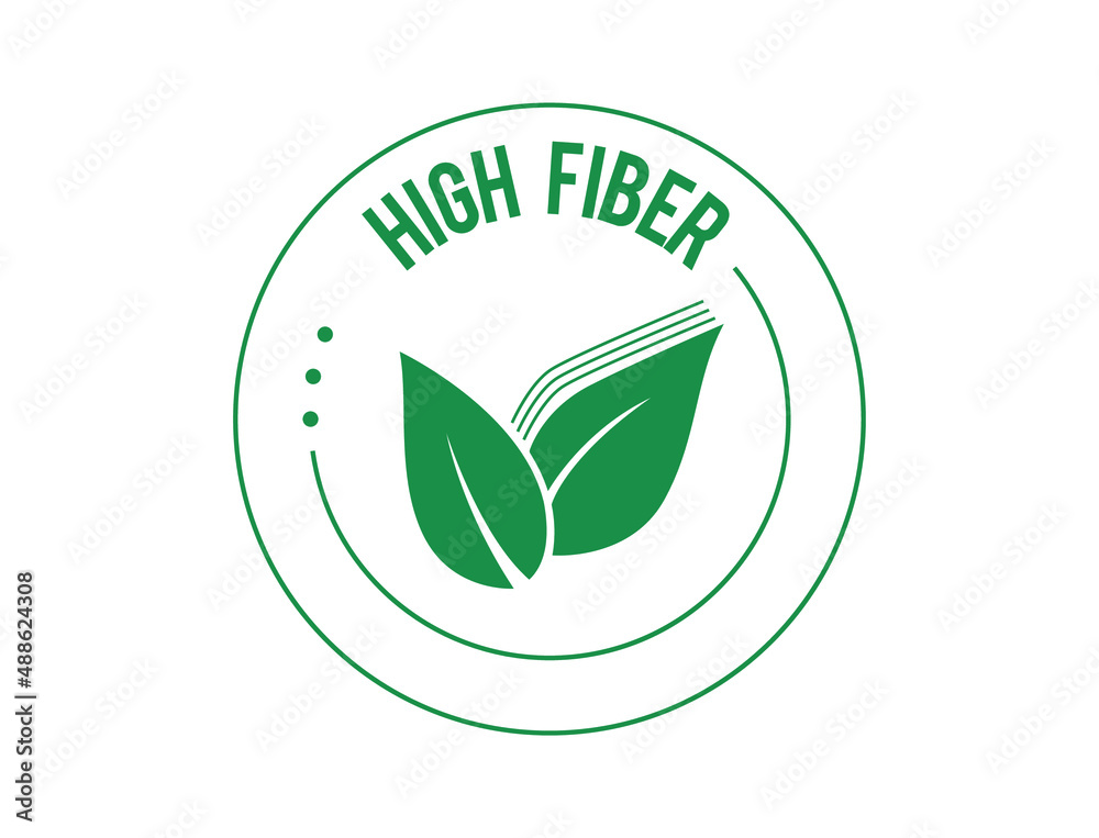 high fiber icon vector illustration Stock Vector | Adobe Stock