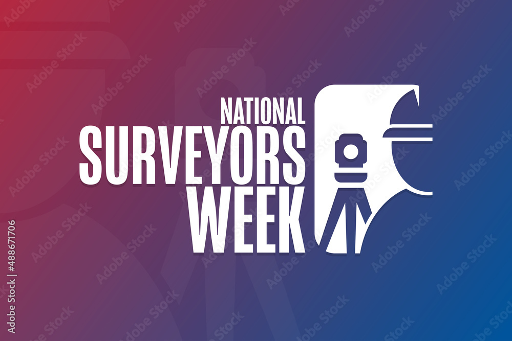 National Surveyors Week. Holiday concept. Template for background ...