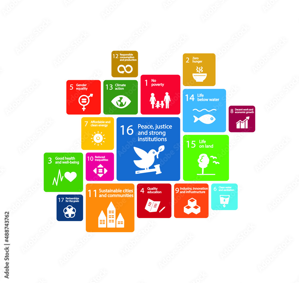 Sustainable Development Goals, Agenda 2030. Peace, Justice and Strong Institutions - Goal 16 ...