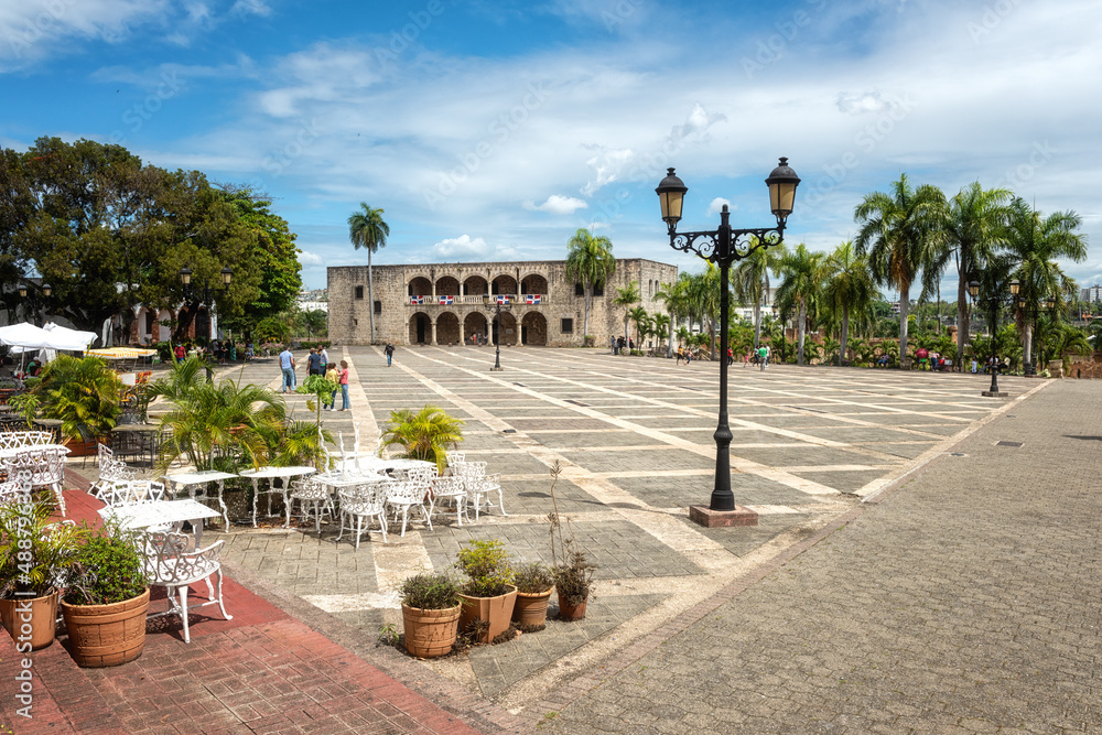 Alcazar de Colon or Columbus Alcazar on the plaza de la Hispanidad (de ...