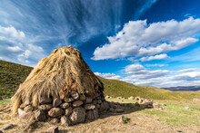 Basotho Hut And Screen Free Stock Photo - Public Domain Pictures