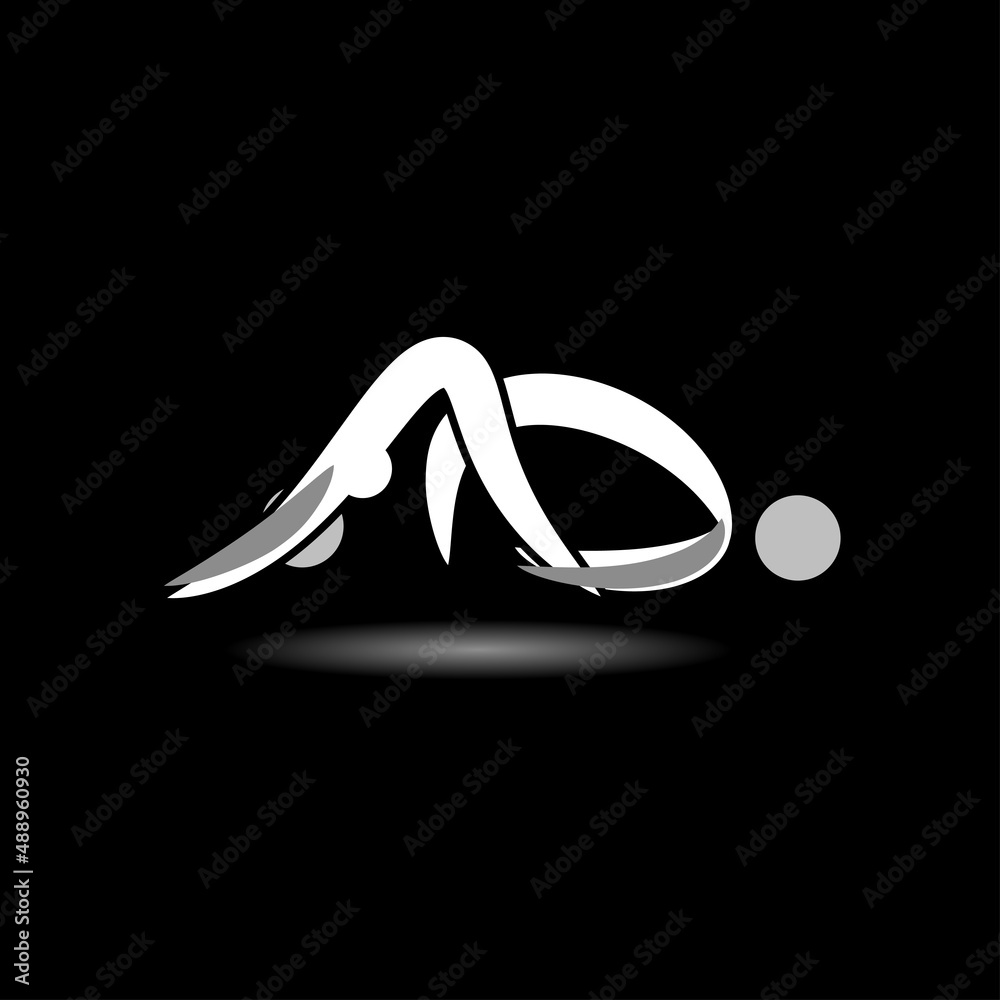 Kama Sutra Sex Pose Man And Woman In Love Yoga Time To Sex Vector