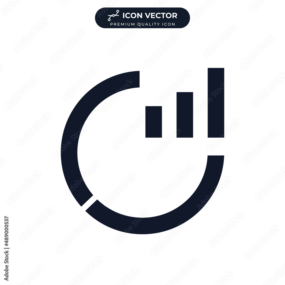 analytic icon symbol template for graphic and web design collection ...
