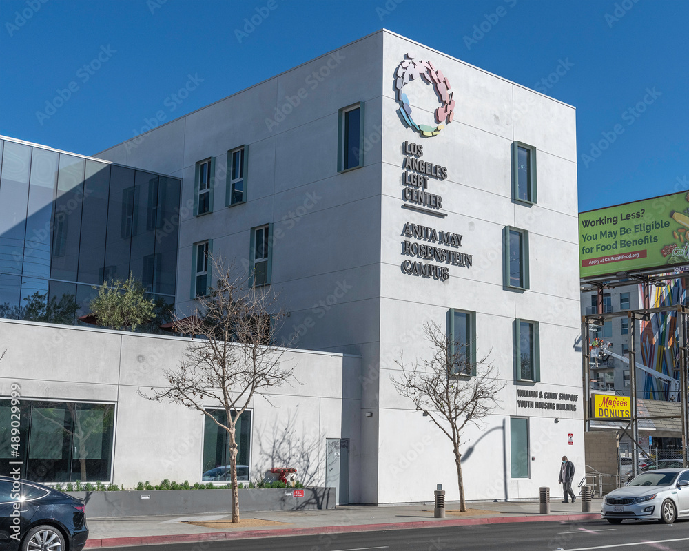 Los Angeles, CA, USA - February 18, 2022: Exterior of the Los Angeles ...