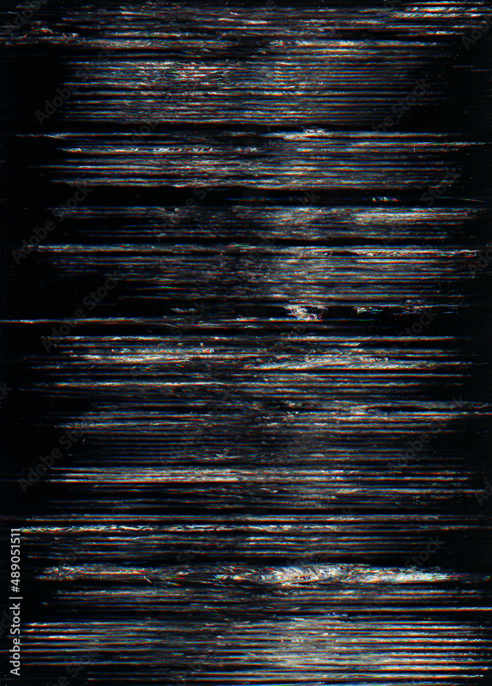 Foto Glitch noise background. Analog distortion. Grunge distressed texture. Vhs damage ...