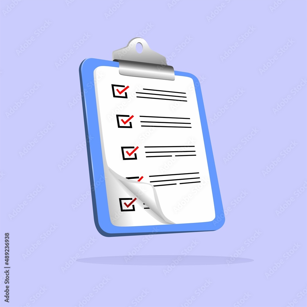 Assignment icon. Clipboard, checklist, document symbol. Business ...