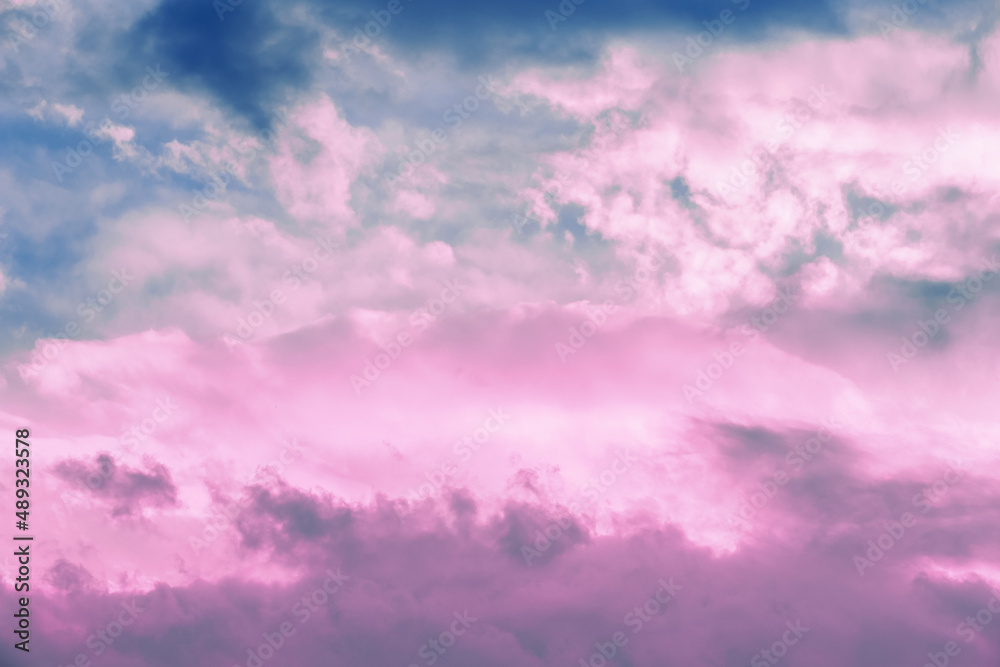 pink clouds, sky background Stock Photo | Adobe Stock