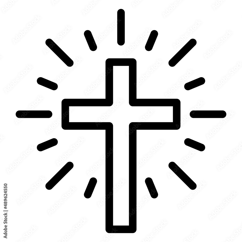 cross icon Stock Vector | Adobe Stock