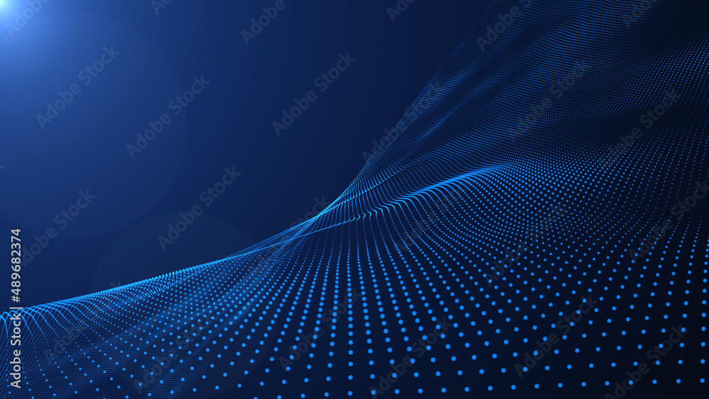 Technology Wave abstract background,blue abstract background, beautiful ...