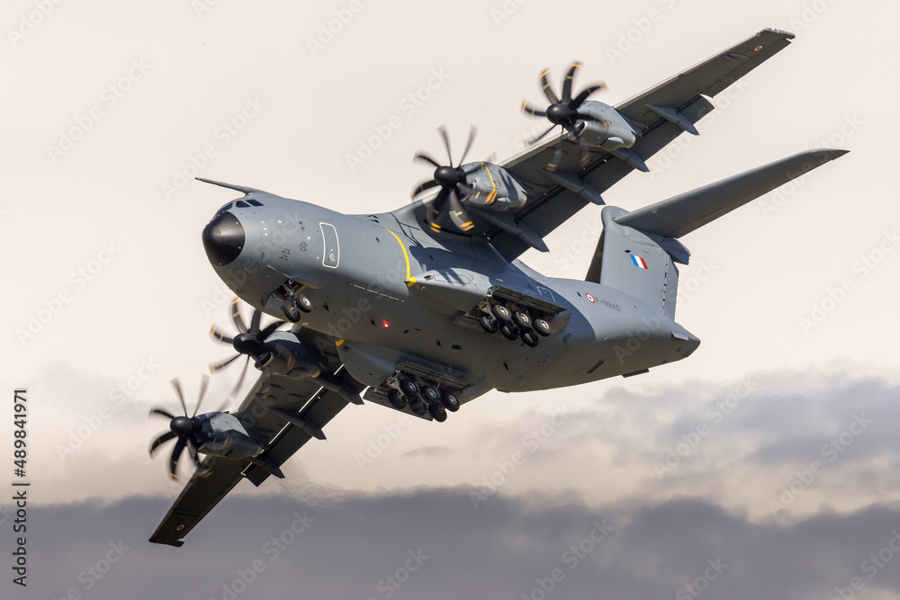 Airbus A400M Atlas, military transport aircraft Stock Photo | Adobe Stock