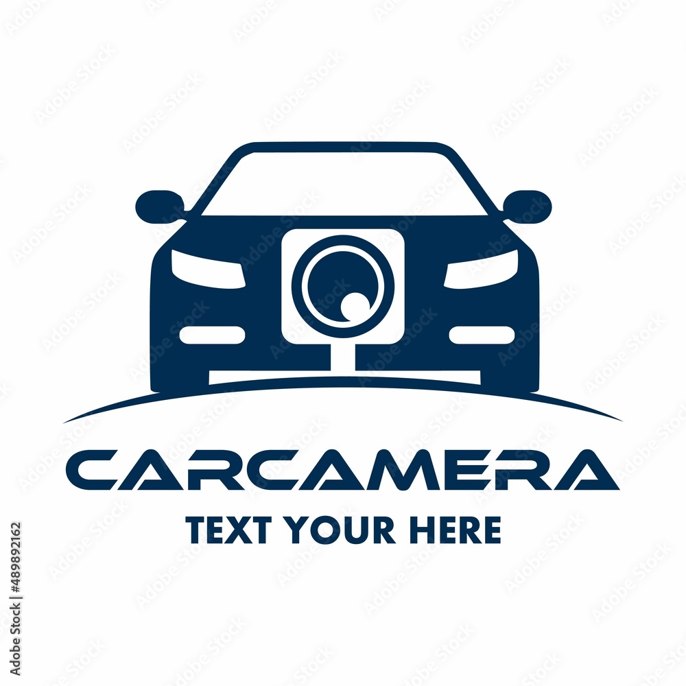 Car camera vector logo template. This design use transportation symbol ...