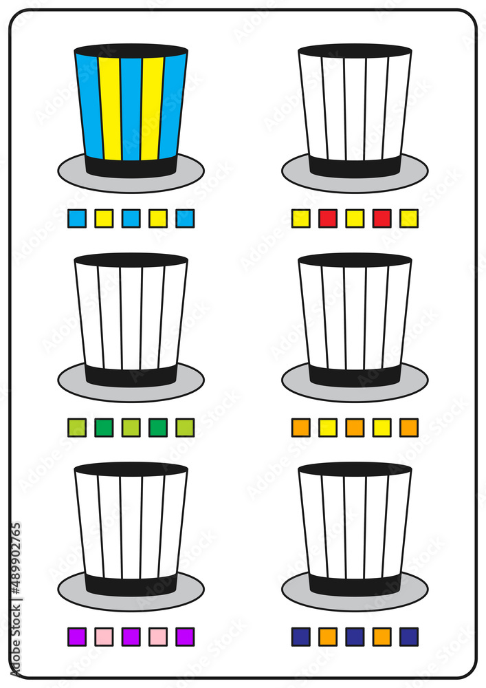 Instructional coloring pages, educational games for children, preschool ...